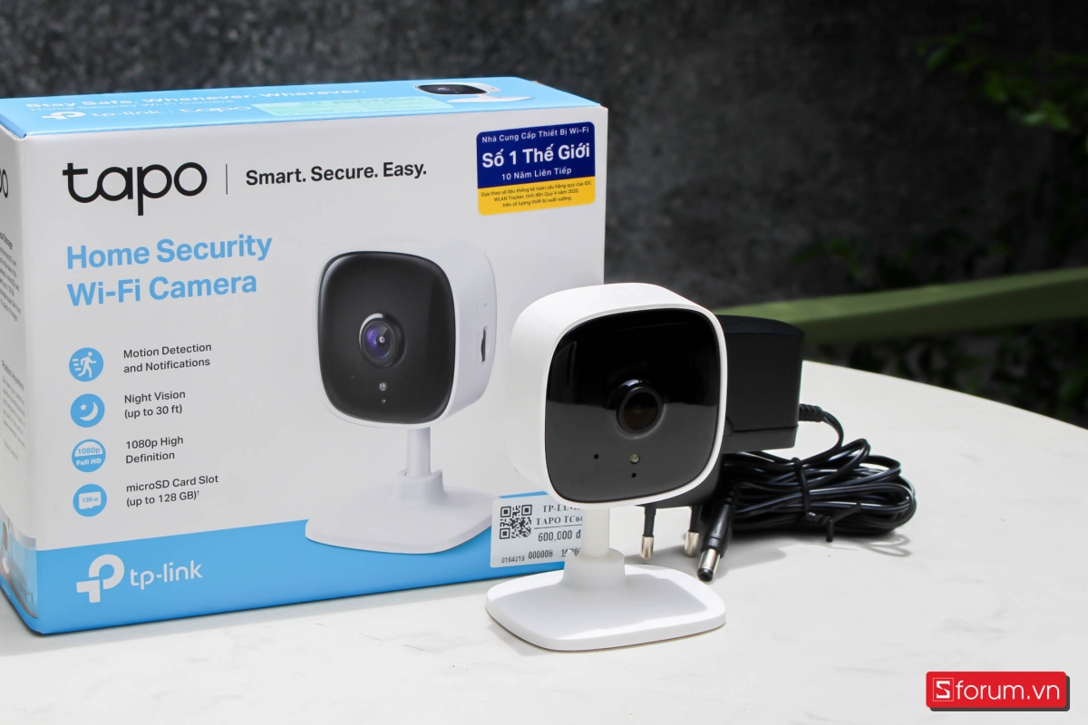 Trên tay camera TP-Link Tapo TC60: Siêu nét và cute